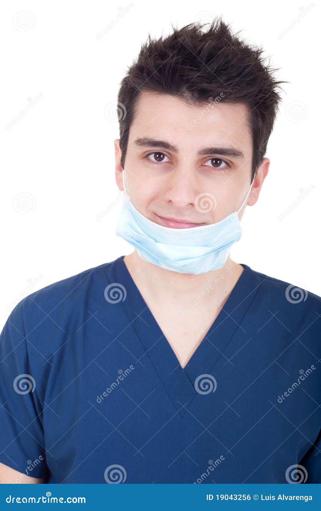 Doctor wearing mask stock photo. Image of clinical, clinic - 19043256