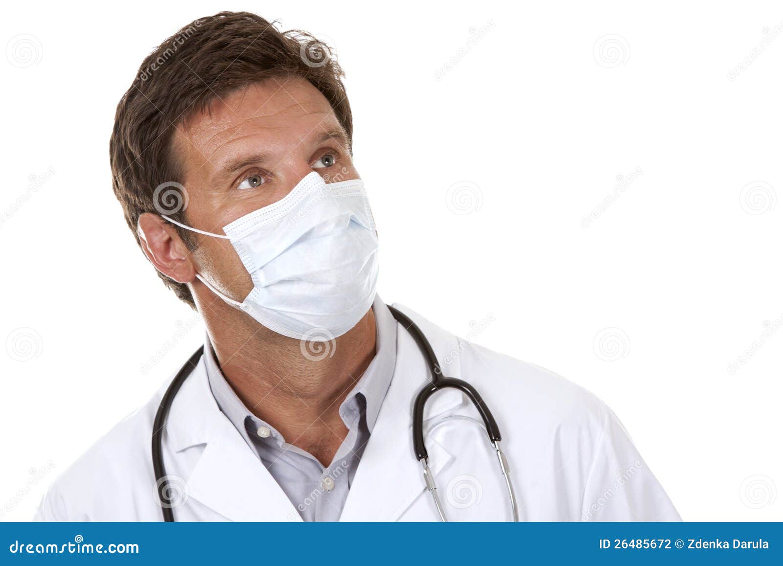 Doctor wearing a mask stock photo. Image of face, protective - 26485672