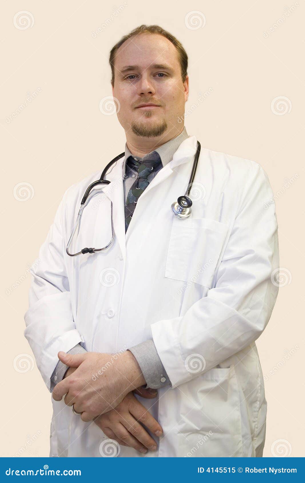 Doctor on white stock image. Image of examination, consultant - 4145515