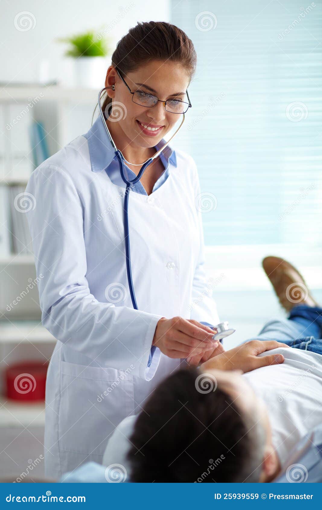 Doctor at work stock image. Image of female, caucasian - 25939559