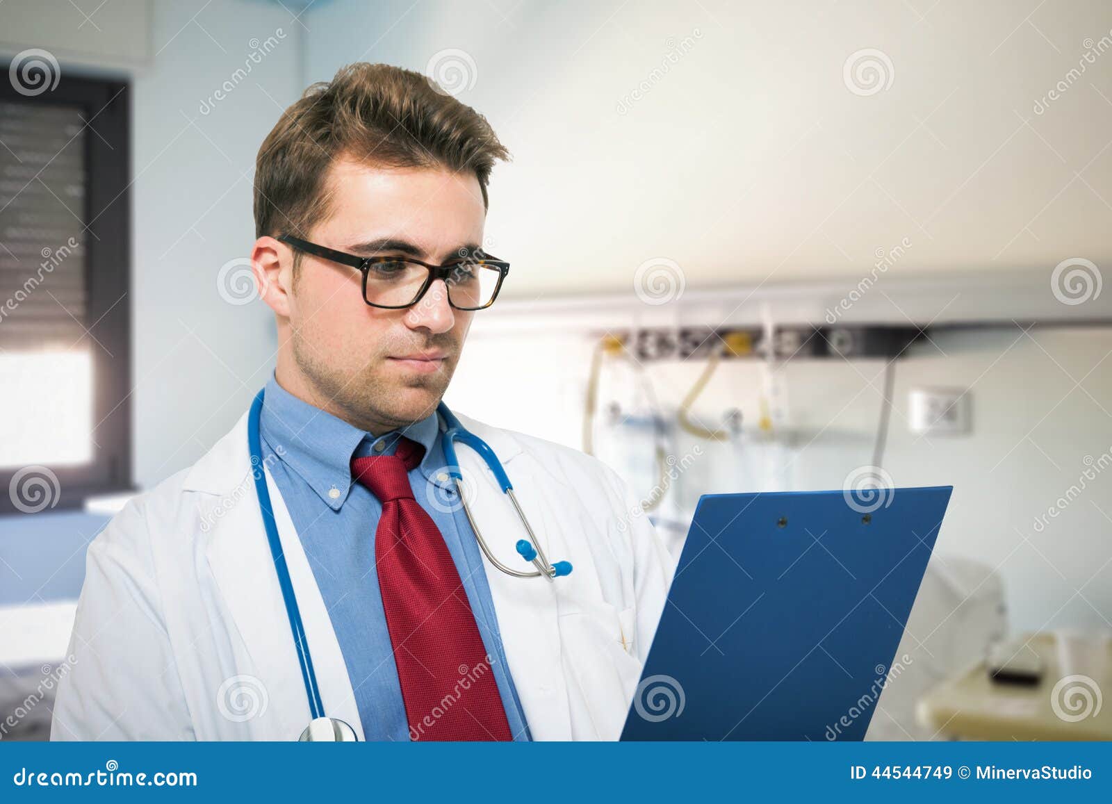 Doctor at work stock image. Image of doctoring, patient - 44544749