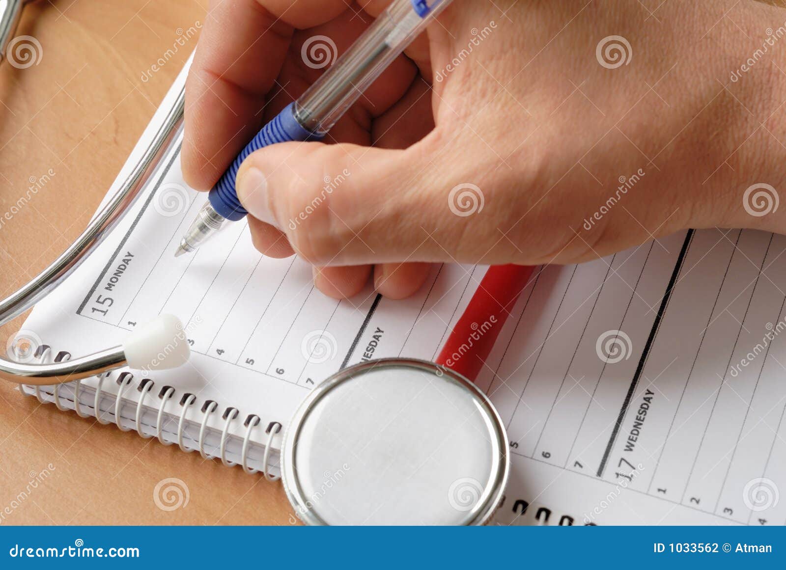 Doctor writing stock photo. Image of stethoscope, visit - 1033562