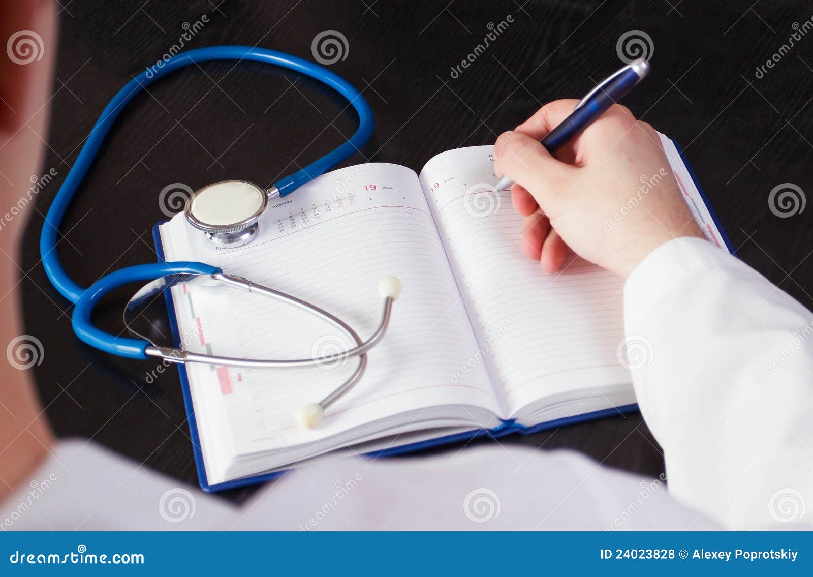 Doctor writing stock photo. Image of object, writing - 24023828