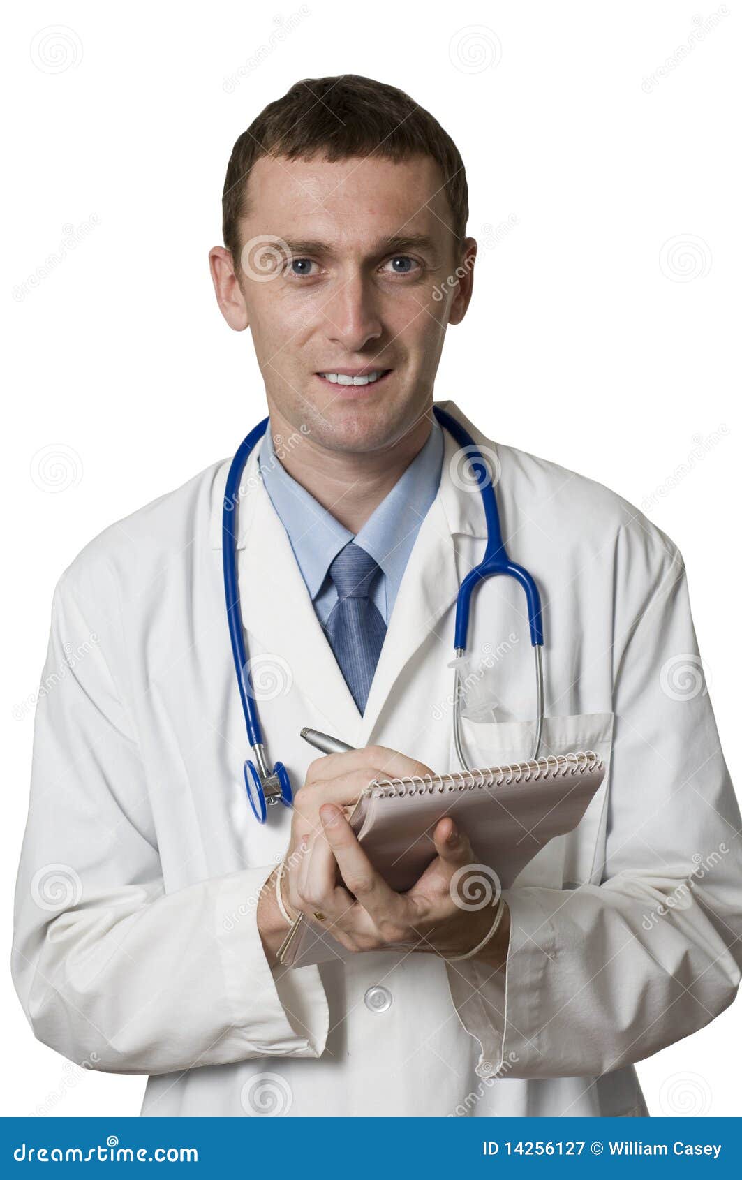 Doctor writing in a pad stock image. Image of doctor - 14256127