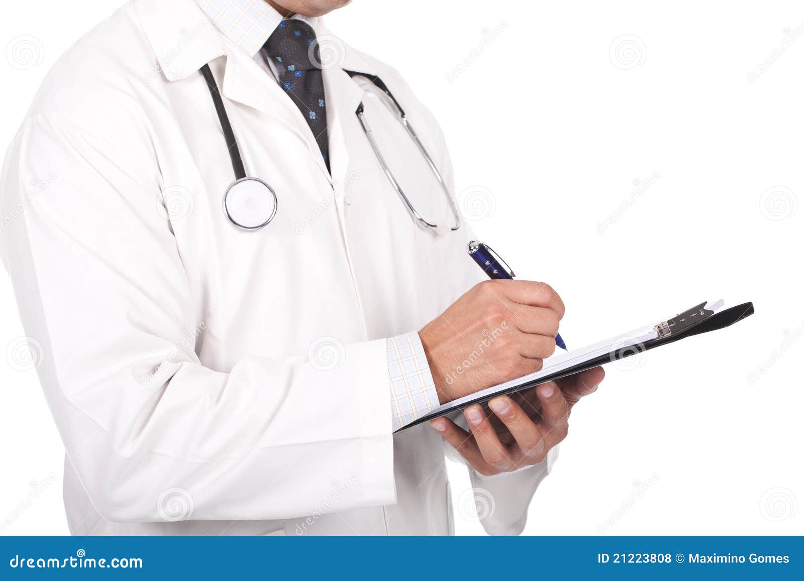 Doctor Writing Prescriptions Stock Photo - Image of medical, hand: 21223808