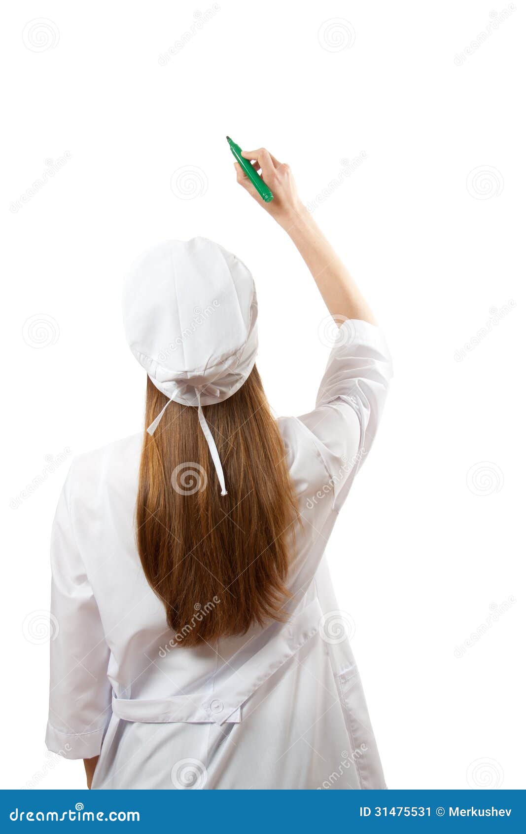 Doctor Writing Something with Marker Stock Image - Image of adult ...