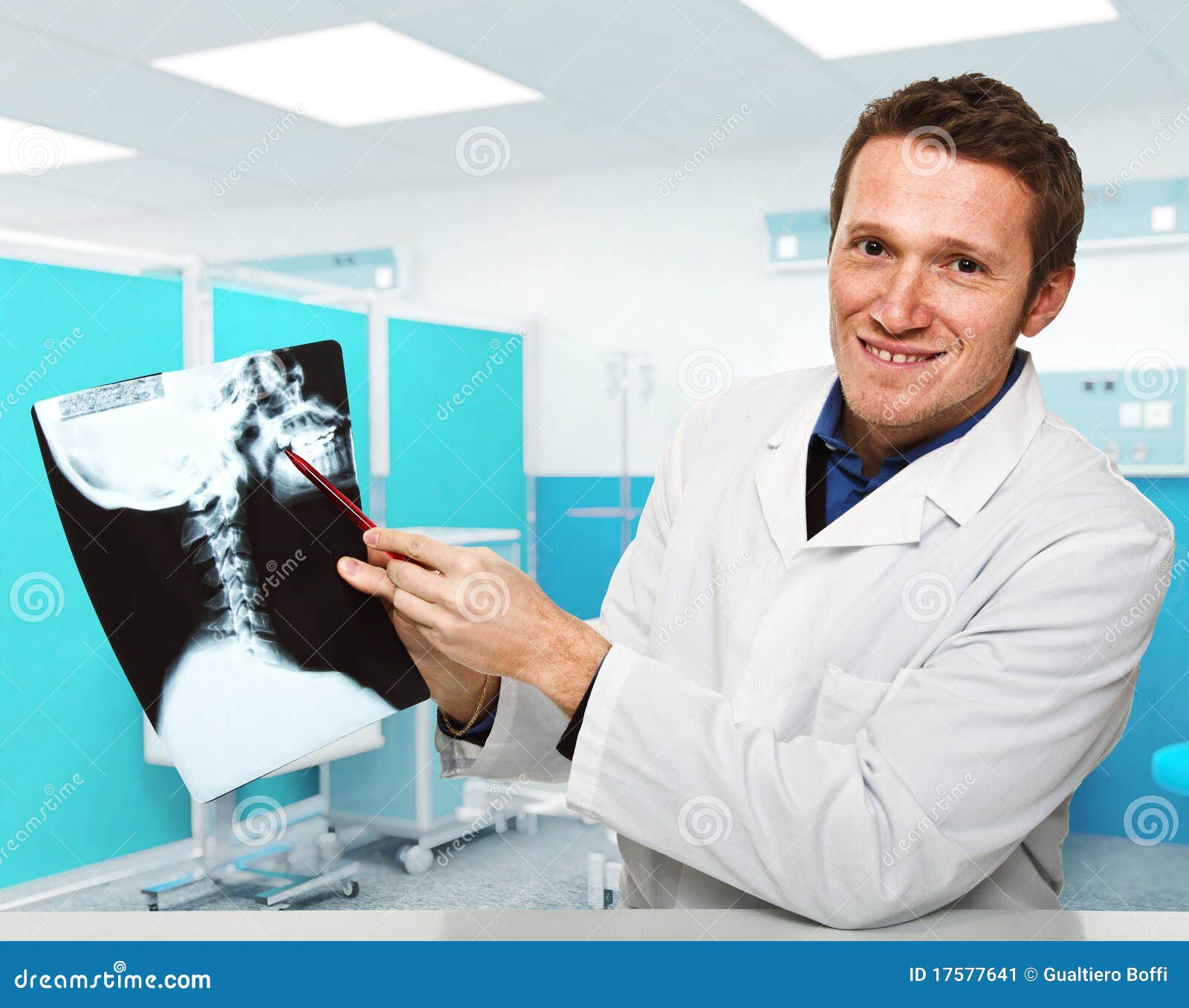 Doctor with xray stock image. Image of profession, healthymedical ...
