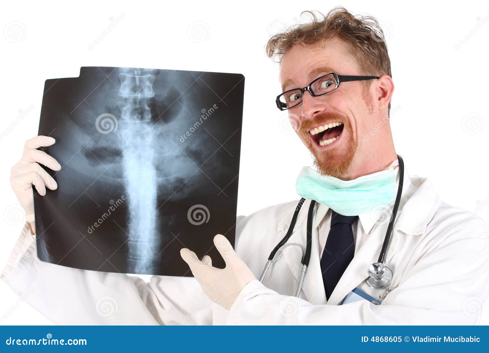 Doctor With Xray Picture. Image: 4868605