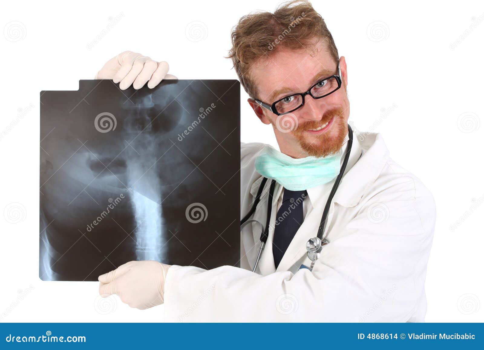 Doctor with xray stock photo. Image of disease, maintenance - 4868614