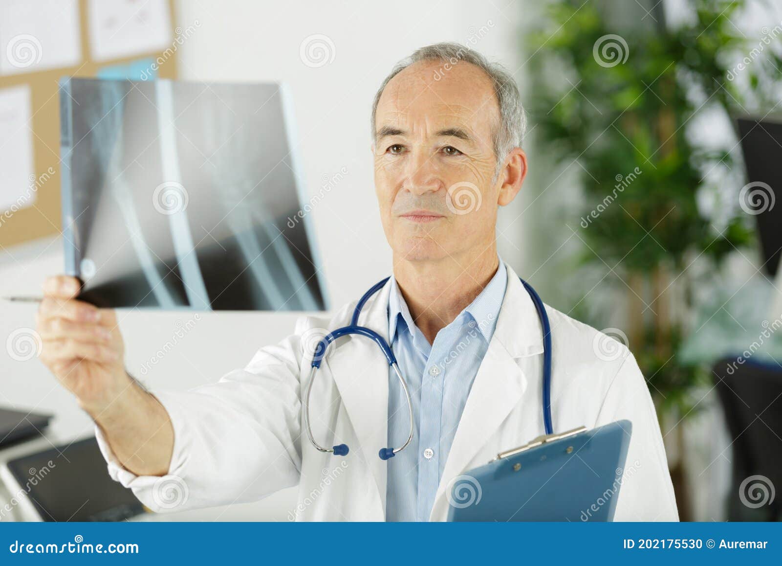 Doctor With Xray Royalty-Free Stock Photo | CartoonDealer.com #14728353