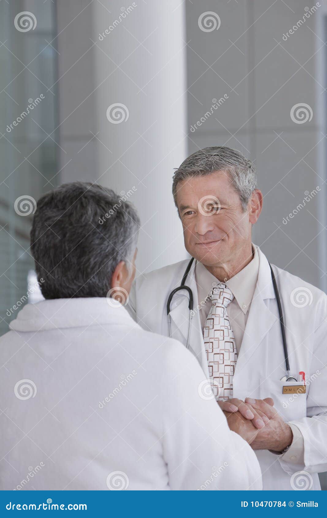 Doctor y paciente foto de archivo. Imagen de médico, retrato - 10470784