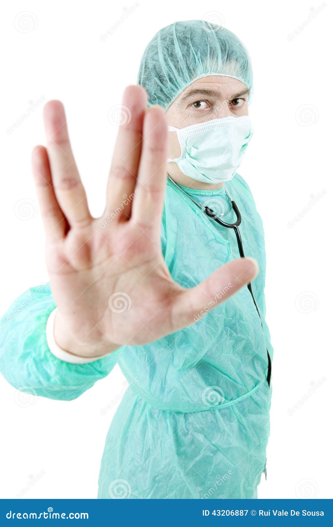 Doctor stock image. Image of attractive, halt, care, medical - 43206887