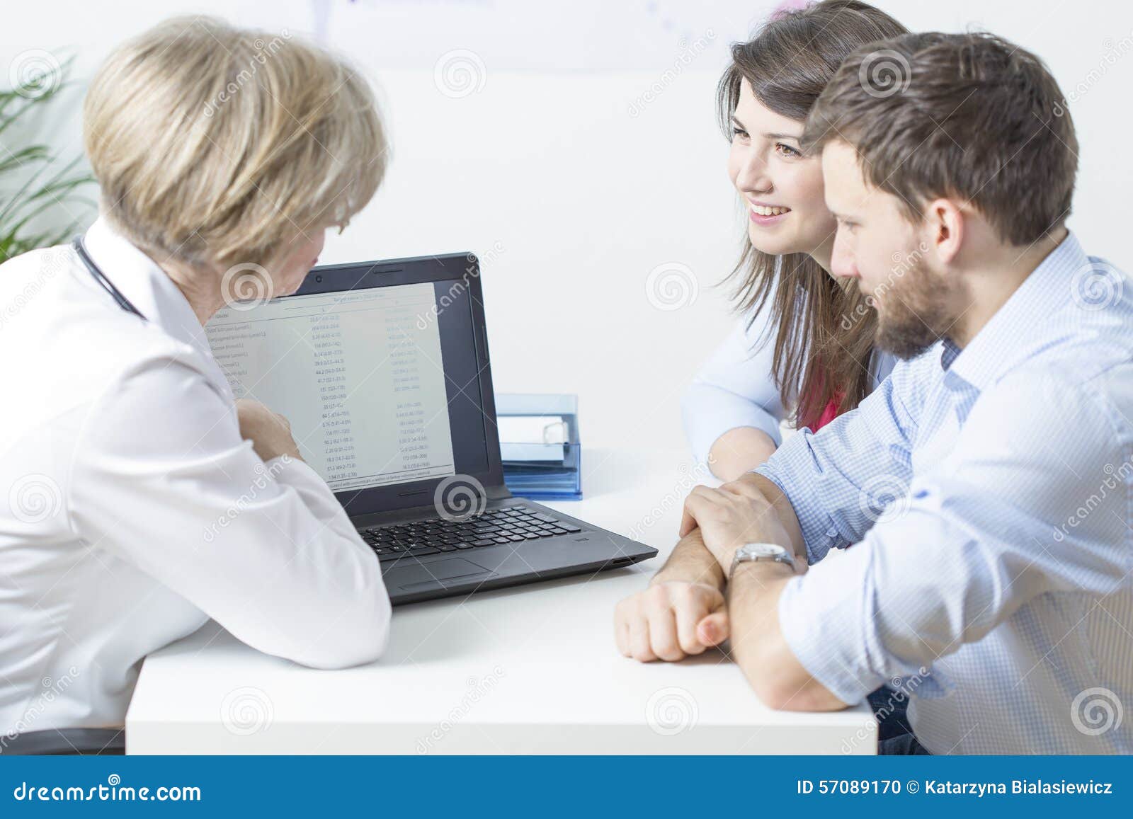 Doctor and young marriage stock photo. Image of medic - 57089170