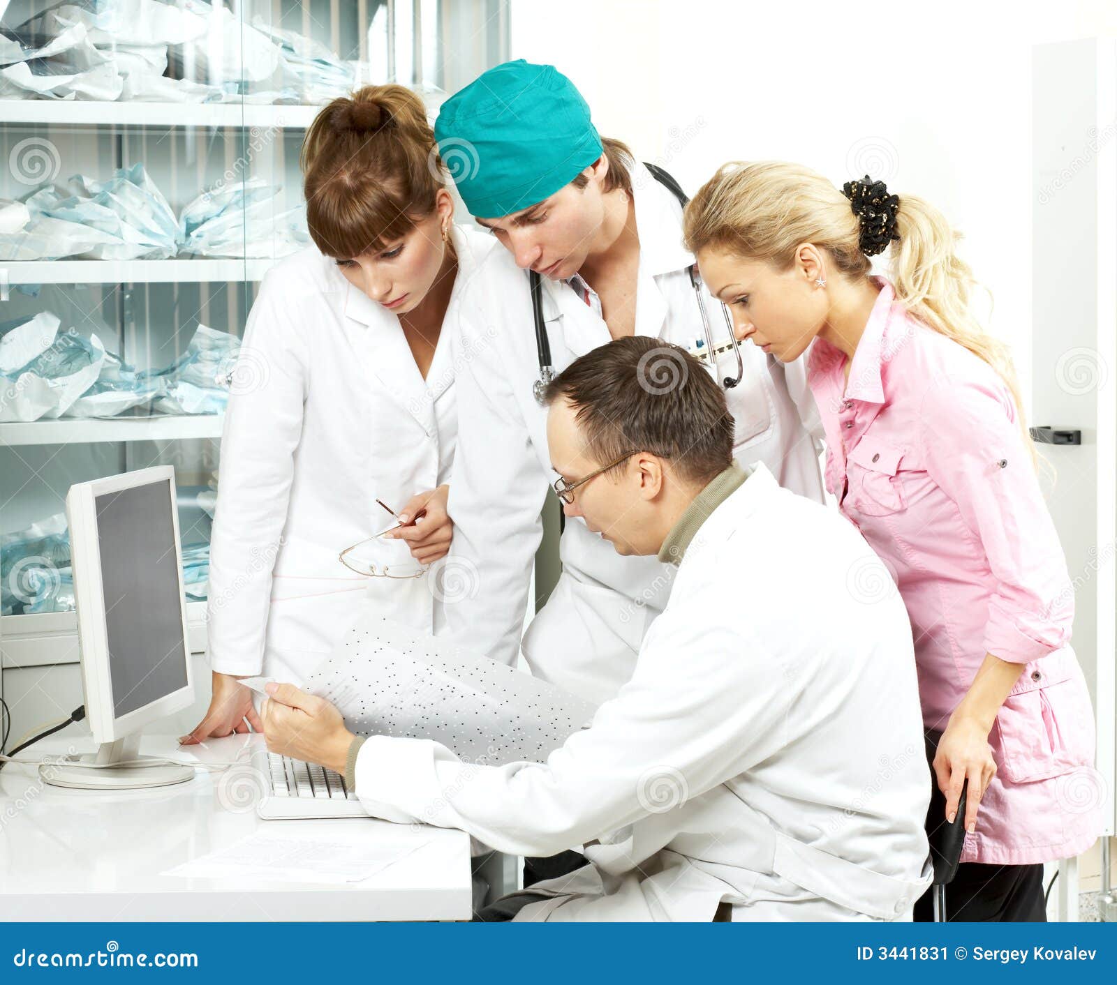 Doctors stock image. Image of laboratory, research, team - 3441831