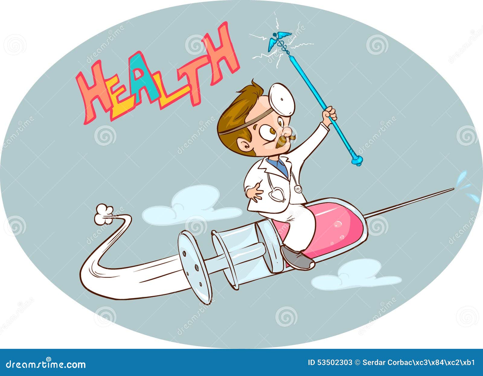 Cool Syringe Cartoon Royalty-Free Illustration | CartoonDealer.com ...