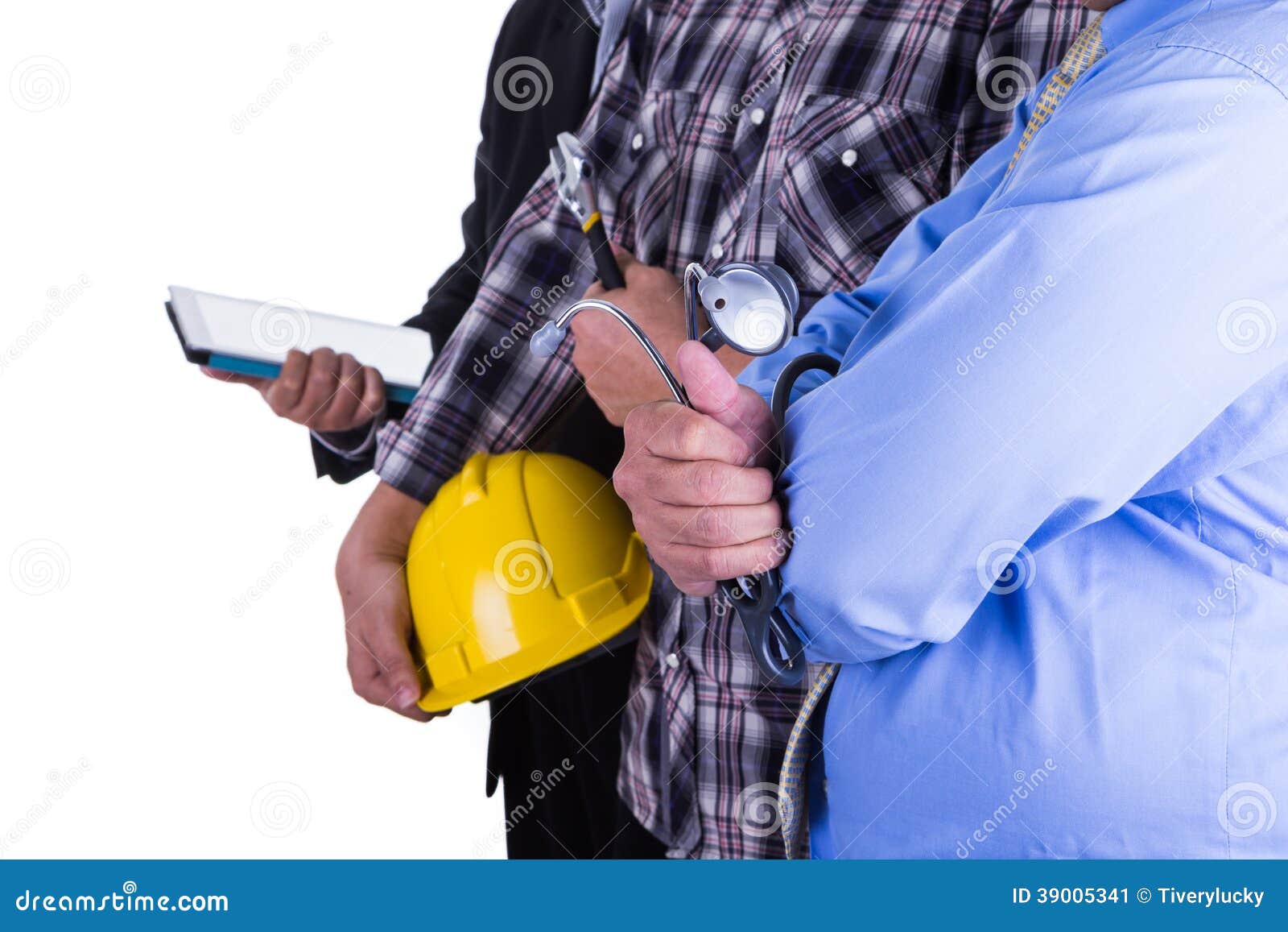 Doctors, Architects and Businessmen Stock Image - Image of isolated ...