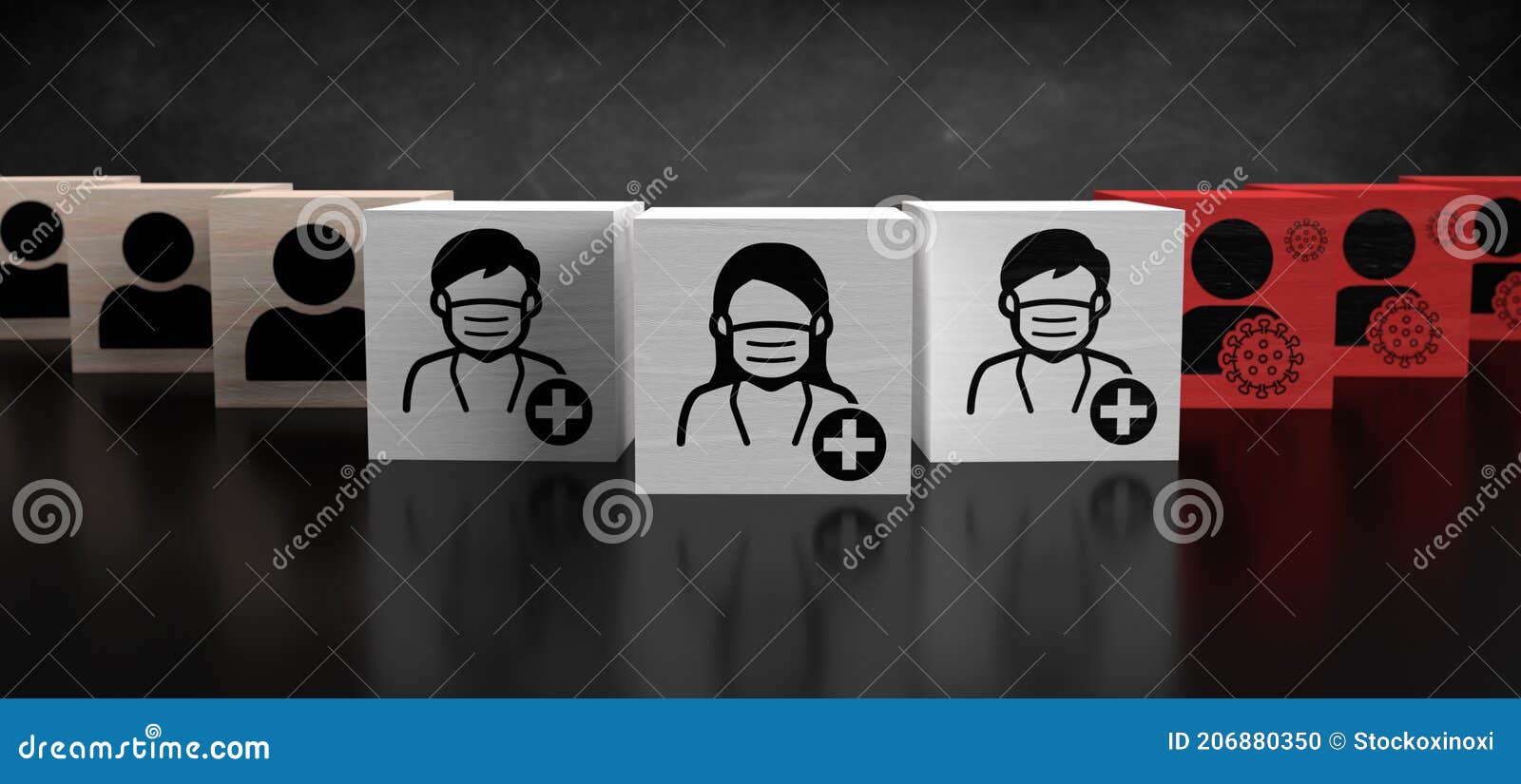 Protecting People From Epidemic Flat Landing Page Vector Illustration ...