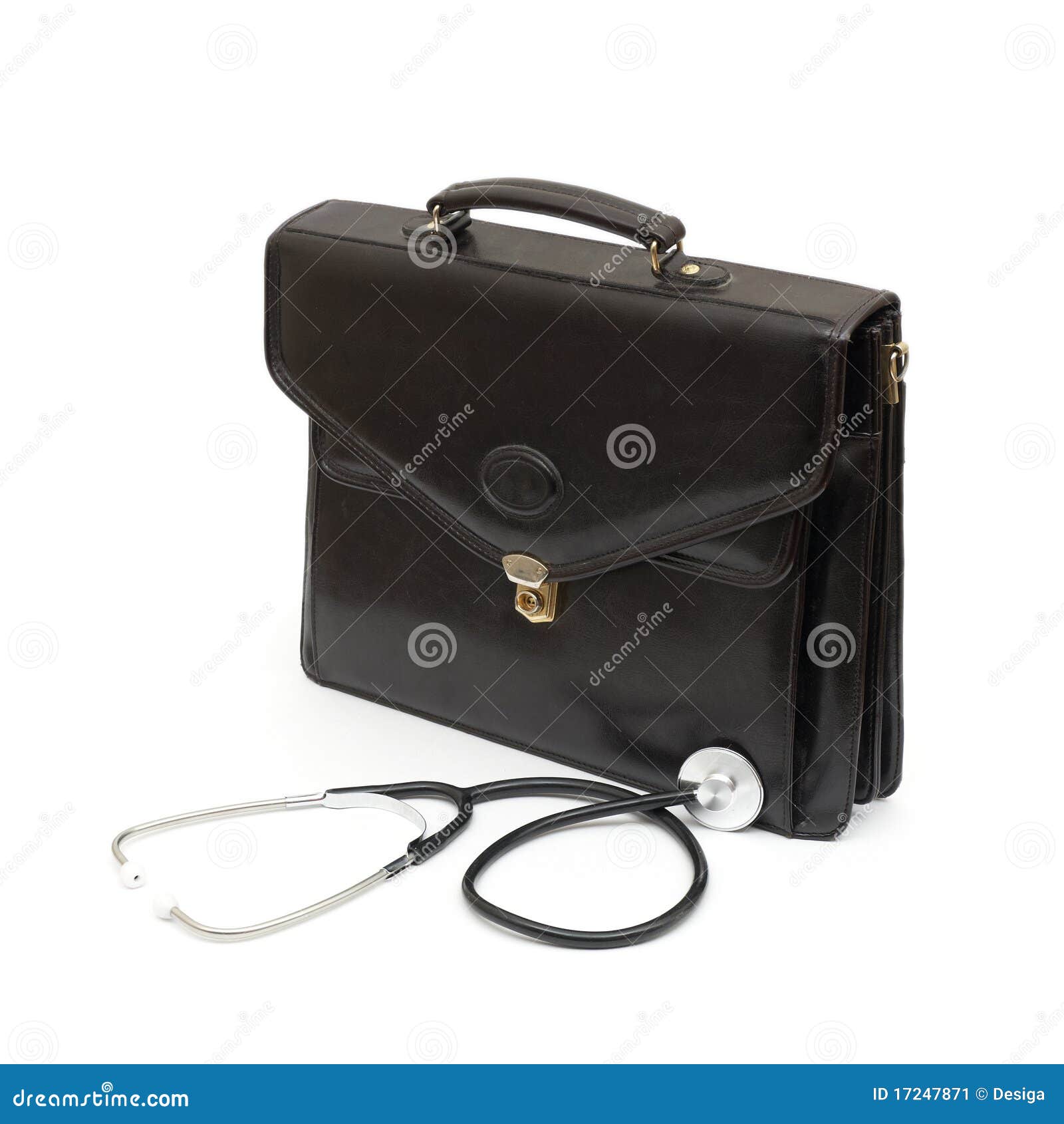Doctors Case with Stethoscope Stock Image - Image of cardiologist ...