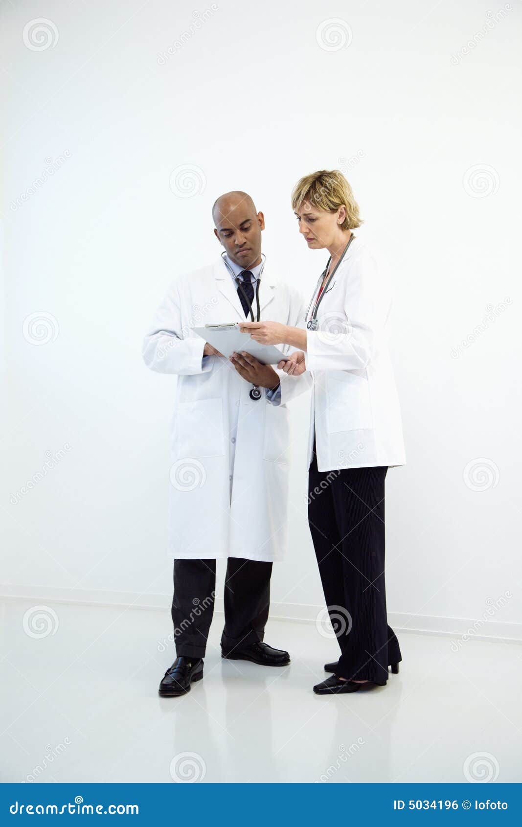 Doctors with chart. stock photo. Image of consulting, consultation ...