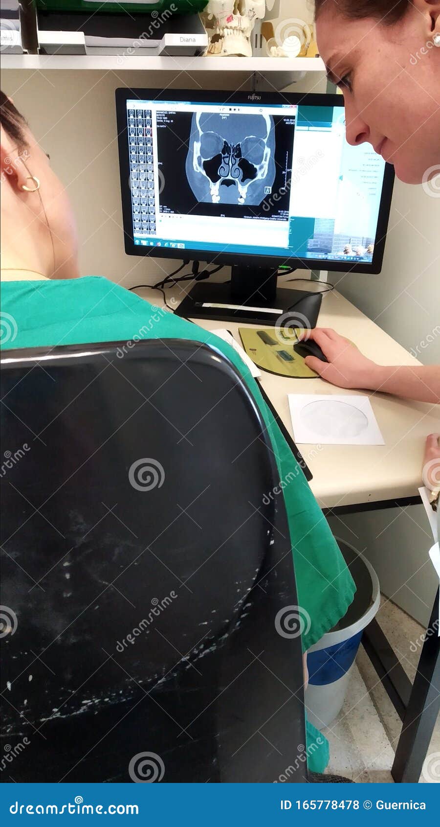 Doctors Checking MRI on on the Screen Editorial Stock Photo - Image of ...