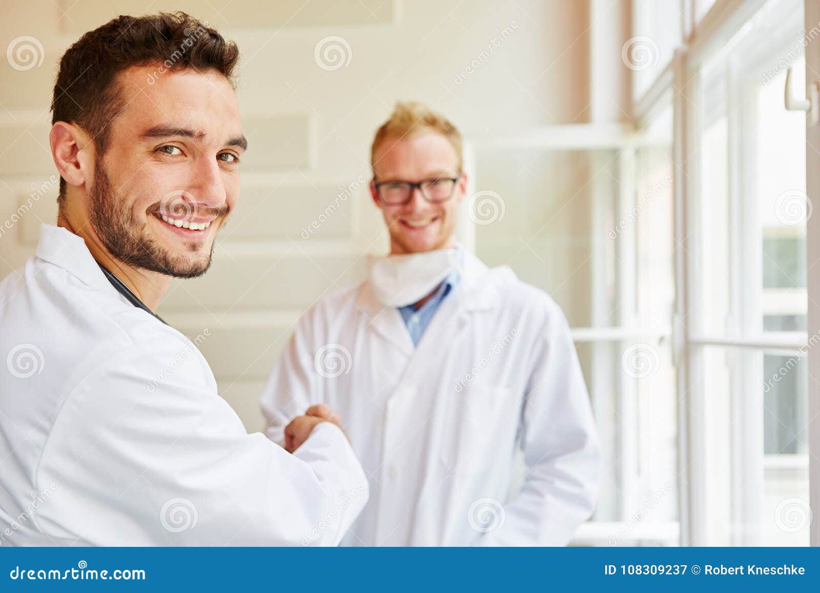 Doctors Congratulate Each Other Stock Image - Image of doctors ...