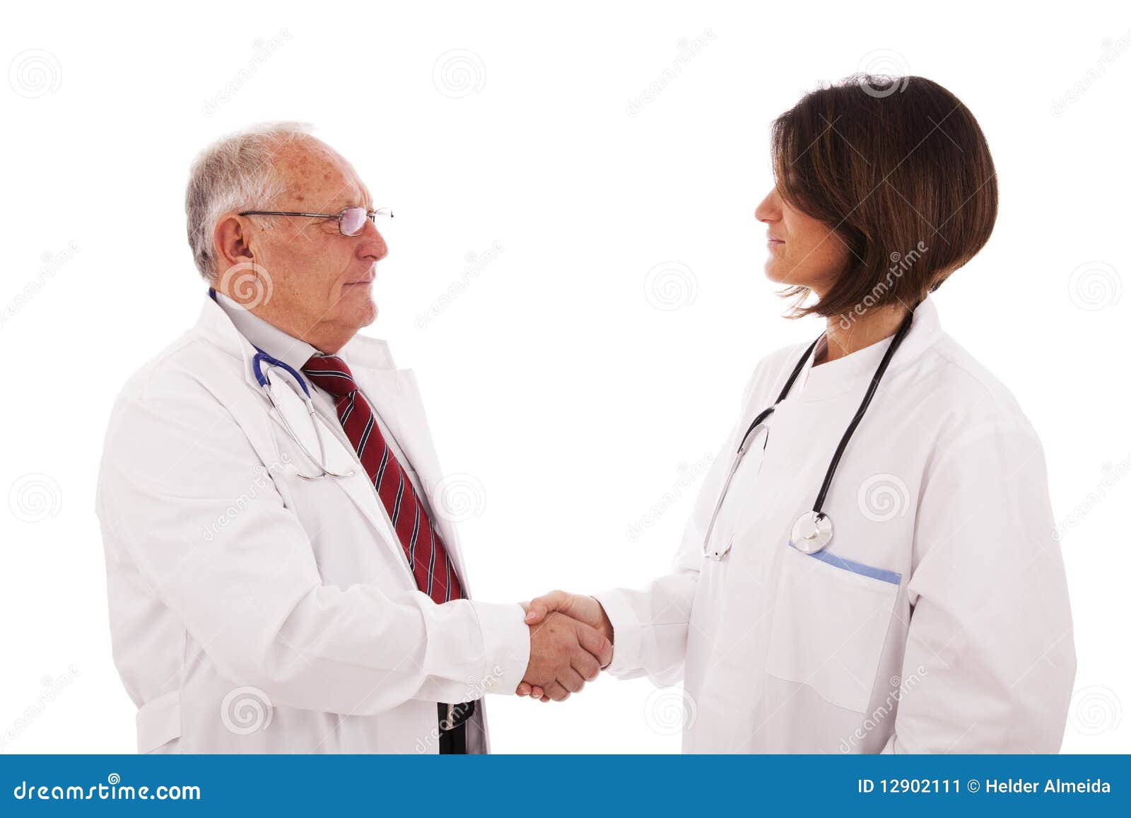 Doctors deal stock image. Image of doctor, female, friends - 12902111