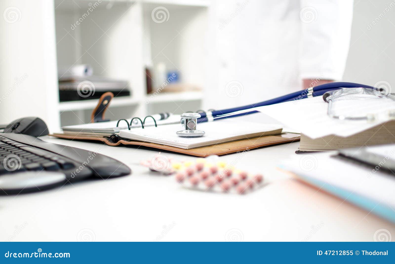 Doctors desk stock image. Image of healthcare, health - 47212855