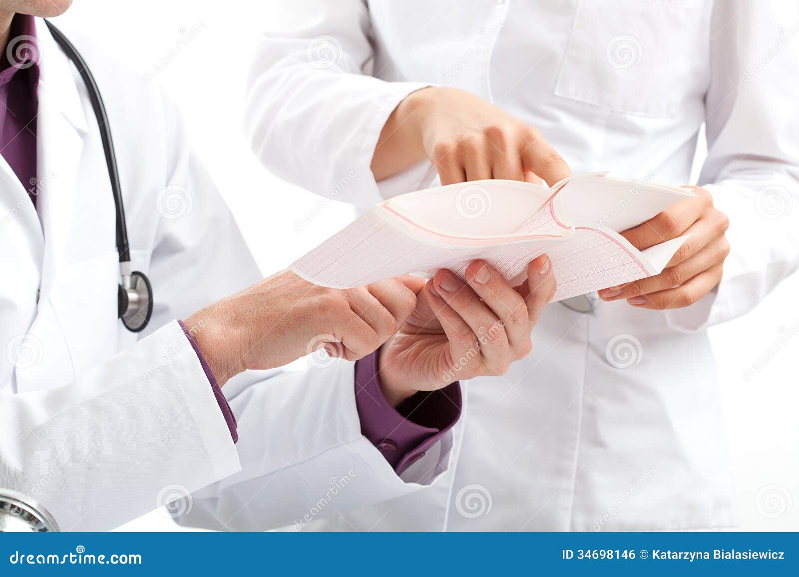 Doctors Discussing a Medical Examination Results Stock Photo - Image of ...