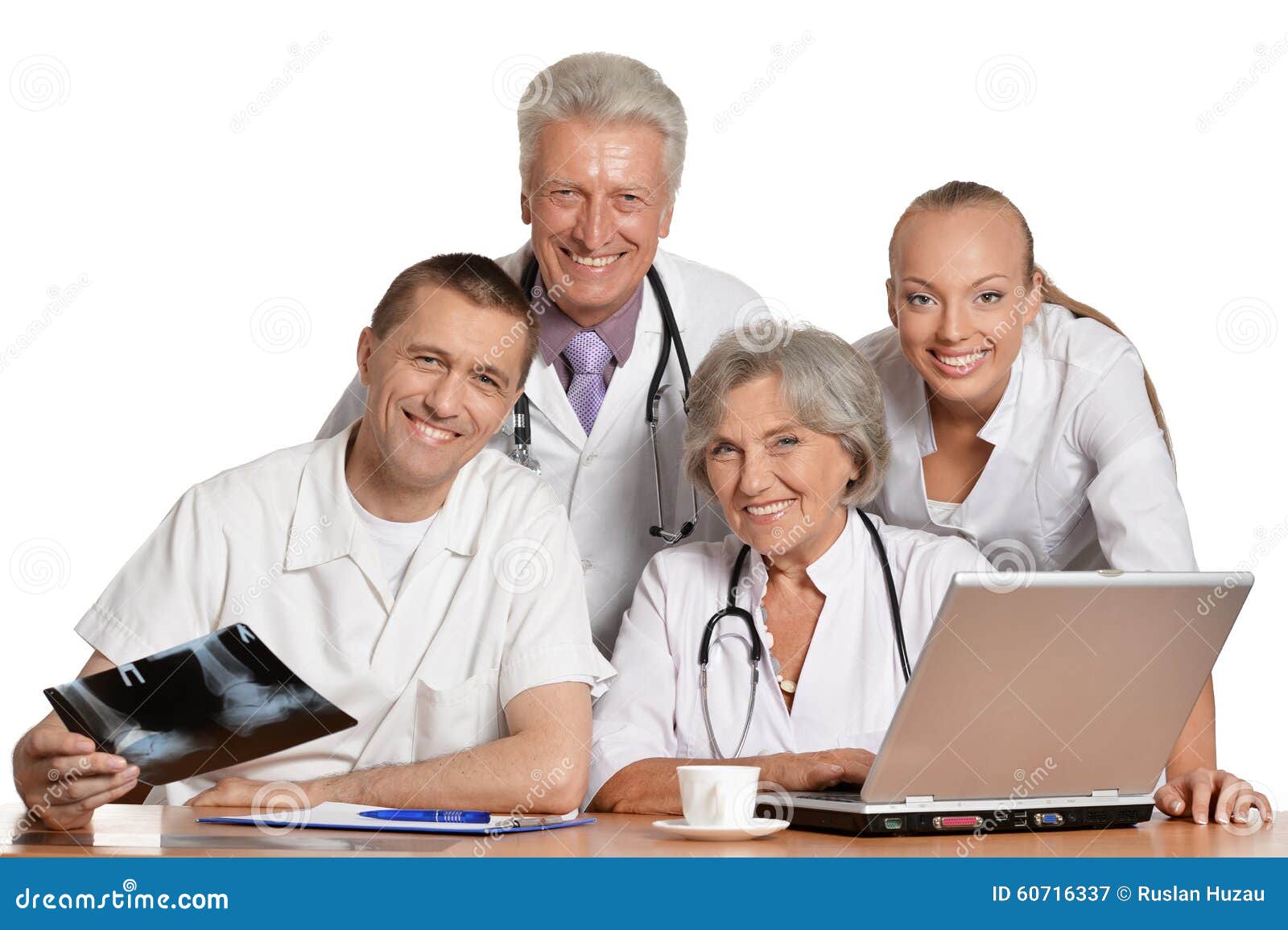 Doctors Discussing at Table Stock Image - Image of decisions, people ...