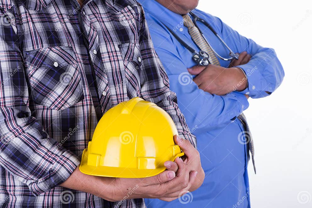 Doctors and engineers stock image. Image of person, builder - 39005331