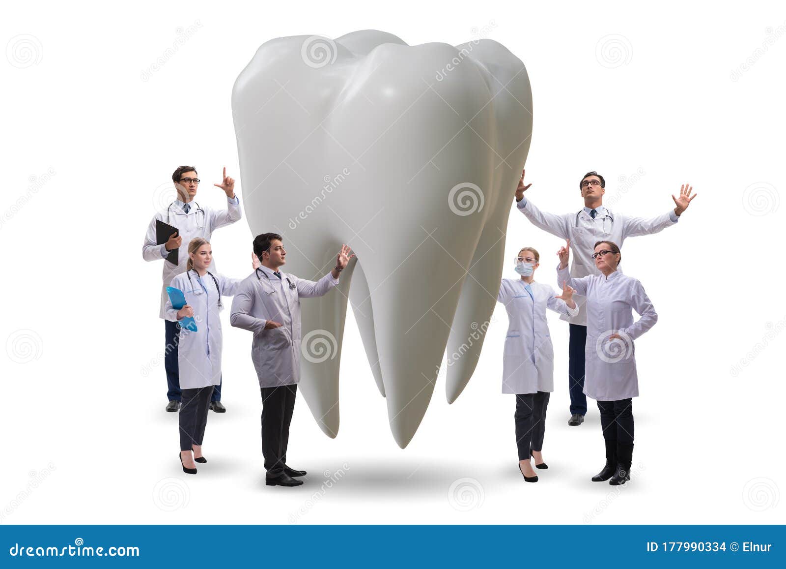 Giant Tooth Peak In The Mont Blanc Massif Royalty-Free Stock ...