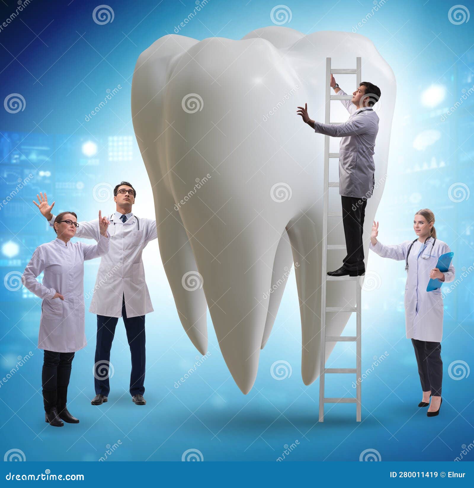 Giant Tooth Peak In The Mont Blanc Massif Royalty-Free Stock ...