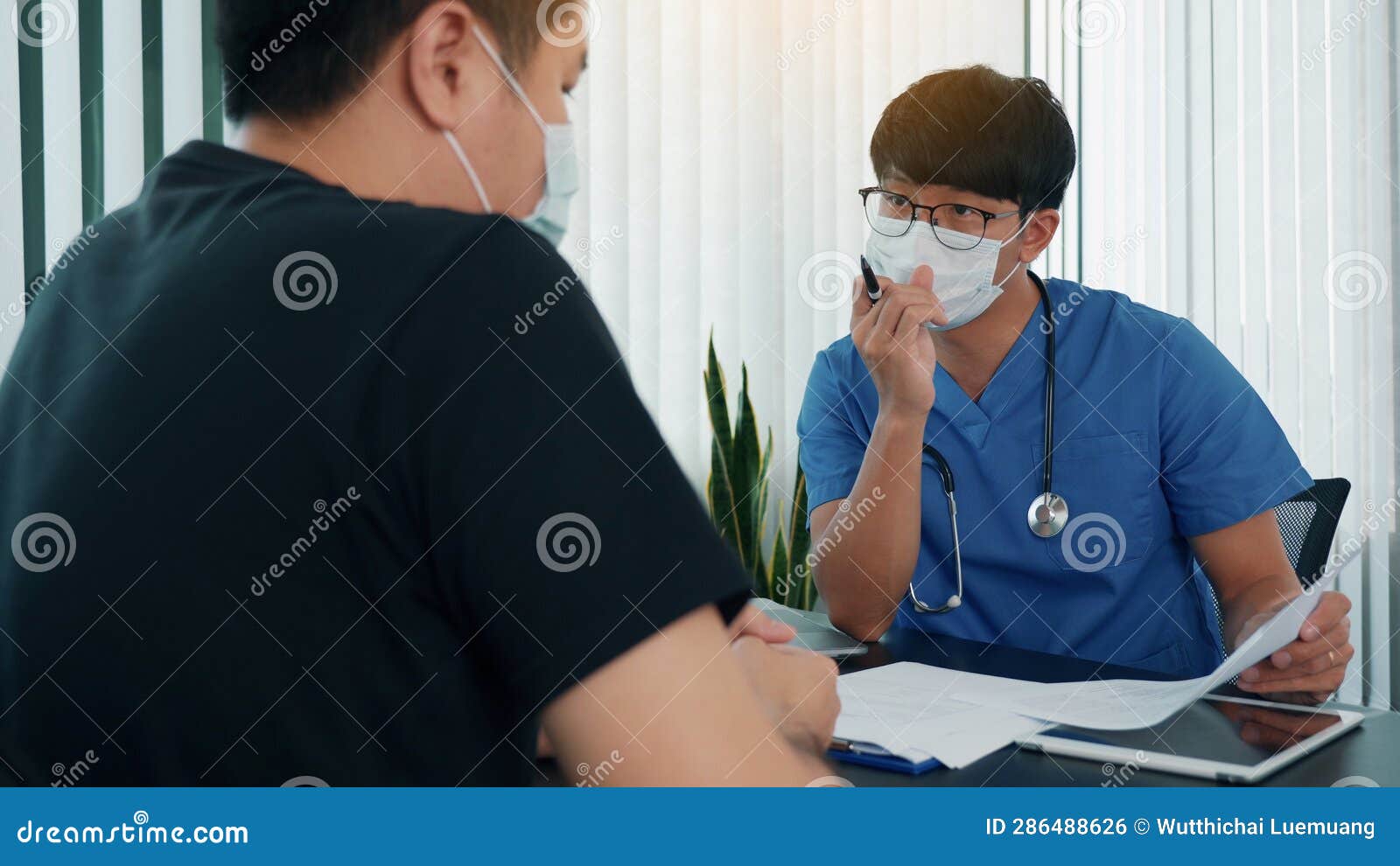 Doctors are Explaining the Treatment of a Patient S Illness while ...