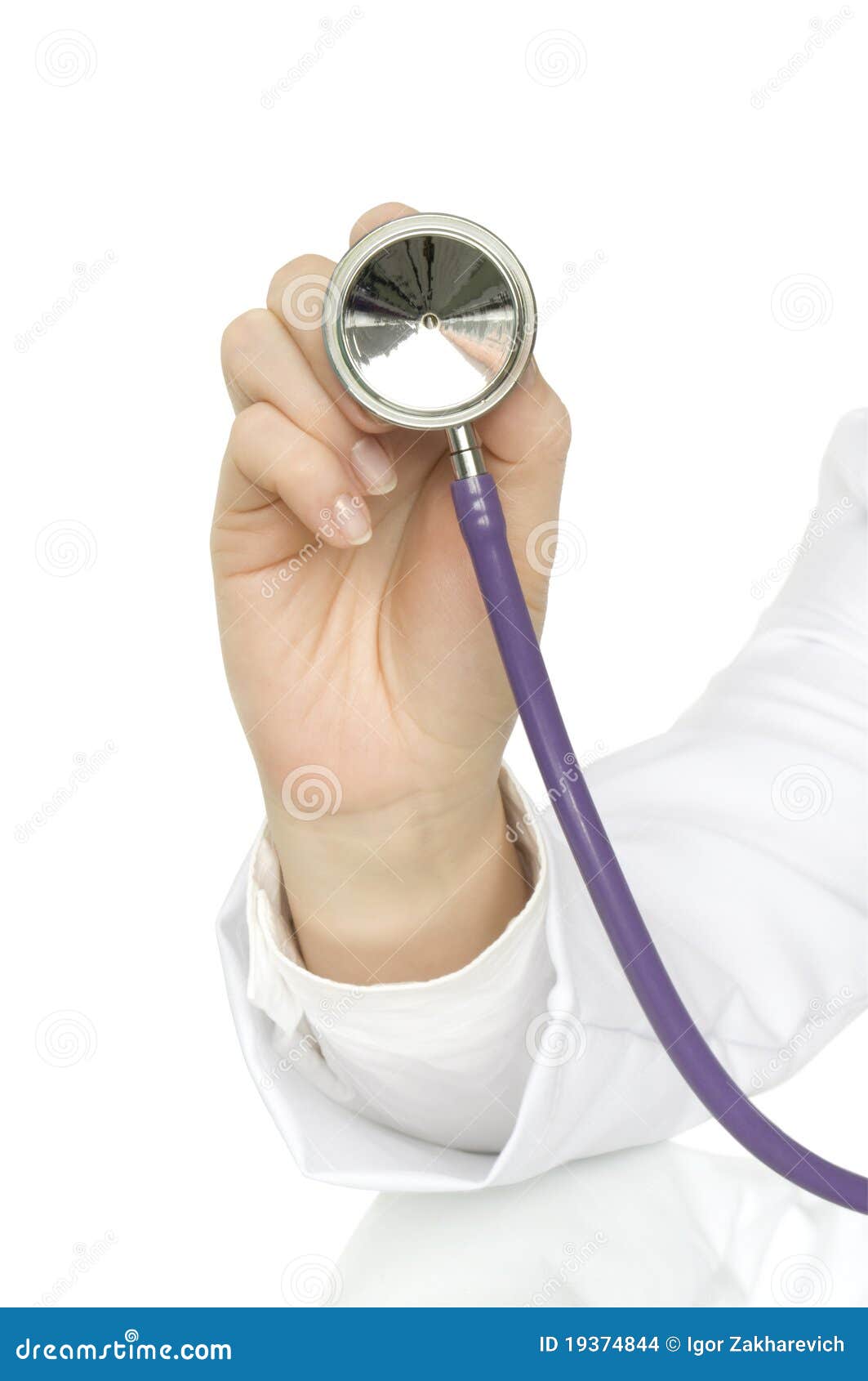 Doctors Hand with Stethoscope Stock Photo - Image of view, expertise ...