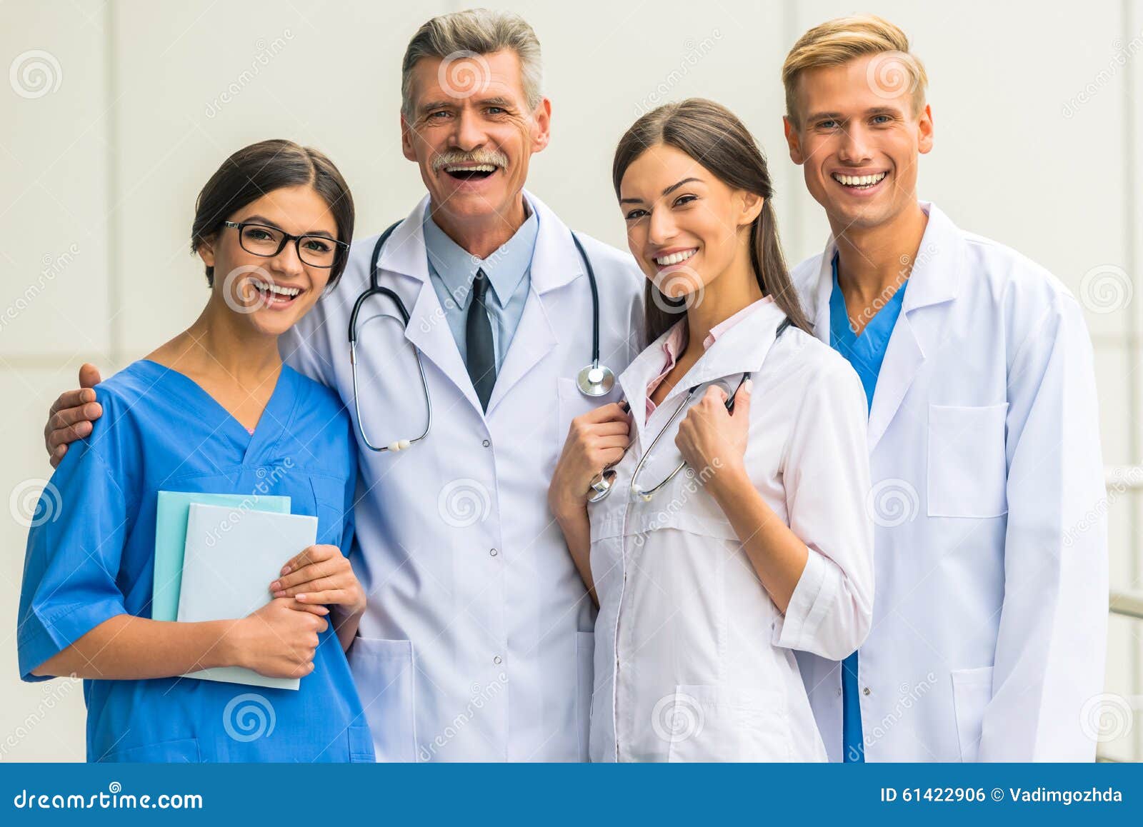 Doctors in hospital stock photo. Image of doctor, practitioner - 61422906