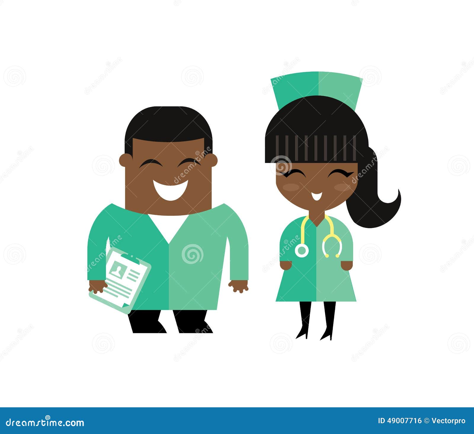 Doctors illustration stock vector. Illustration of professional - 49007716