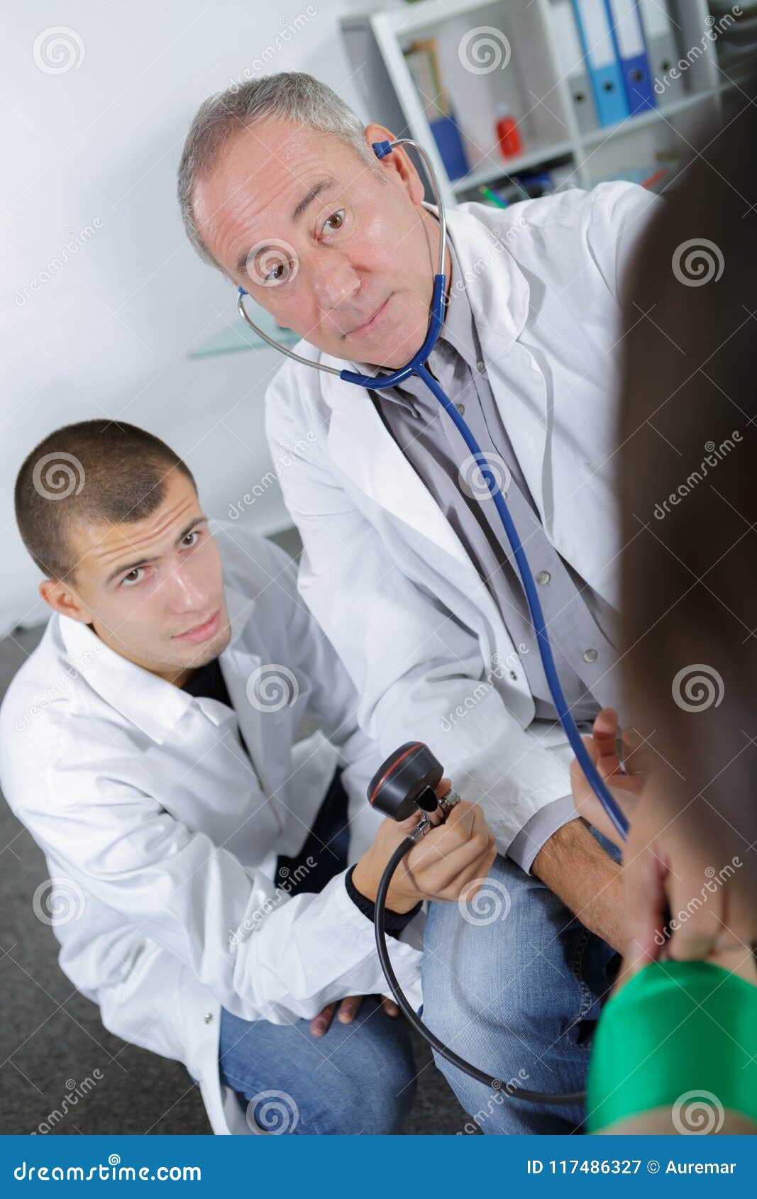 Doctors Intern Under Supervision Stock Image - Image of observation ...