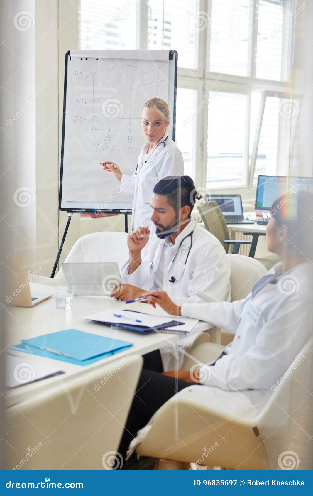 Doctors Listening To Instructor in Medical Seminar Stock Image - Image ...