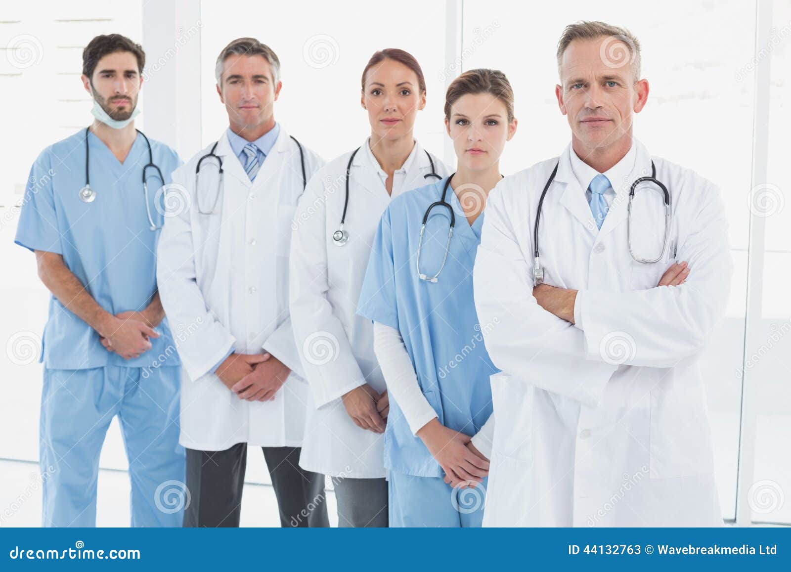 Doctors Looking at the Camera Stock Image - Image of caucasian, middle ...