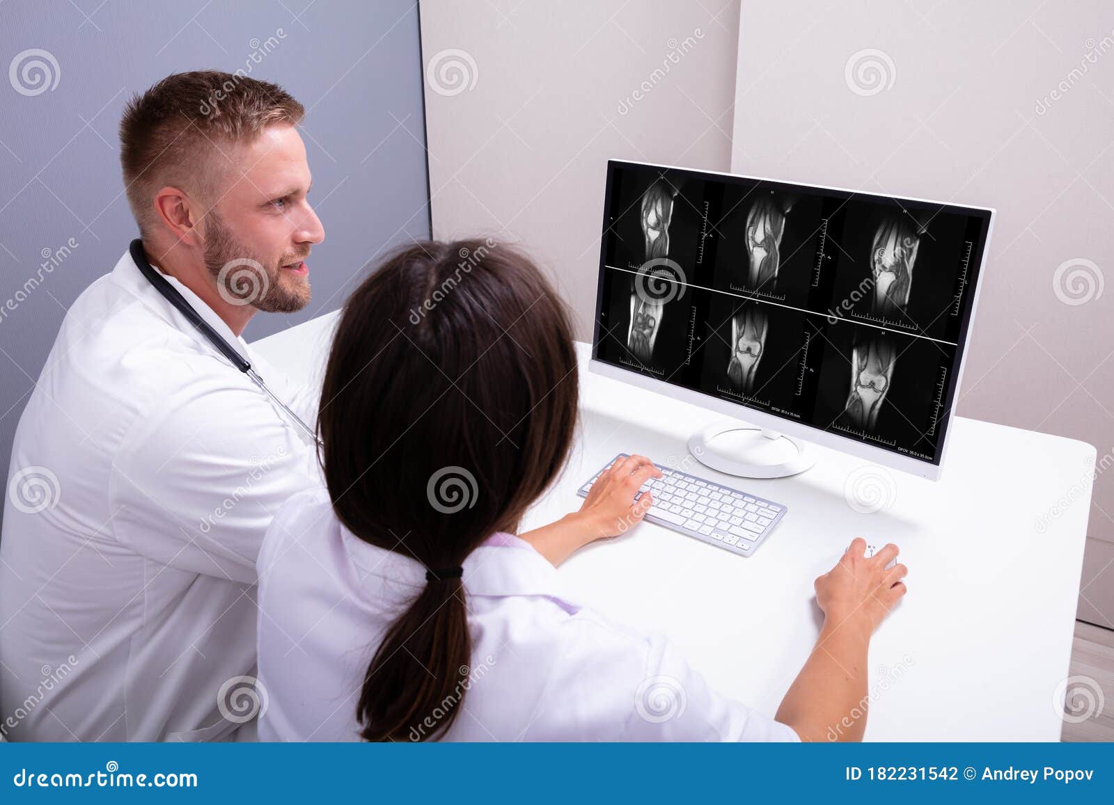 CT Scan( Computer Tomography ) Isolated On White Background. Multi ...