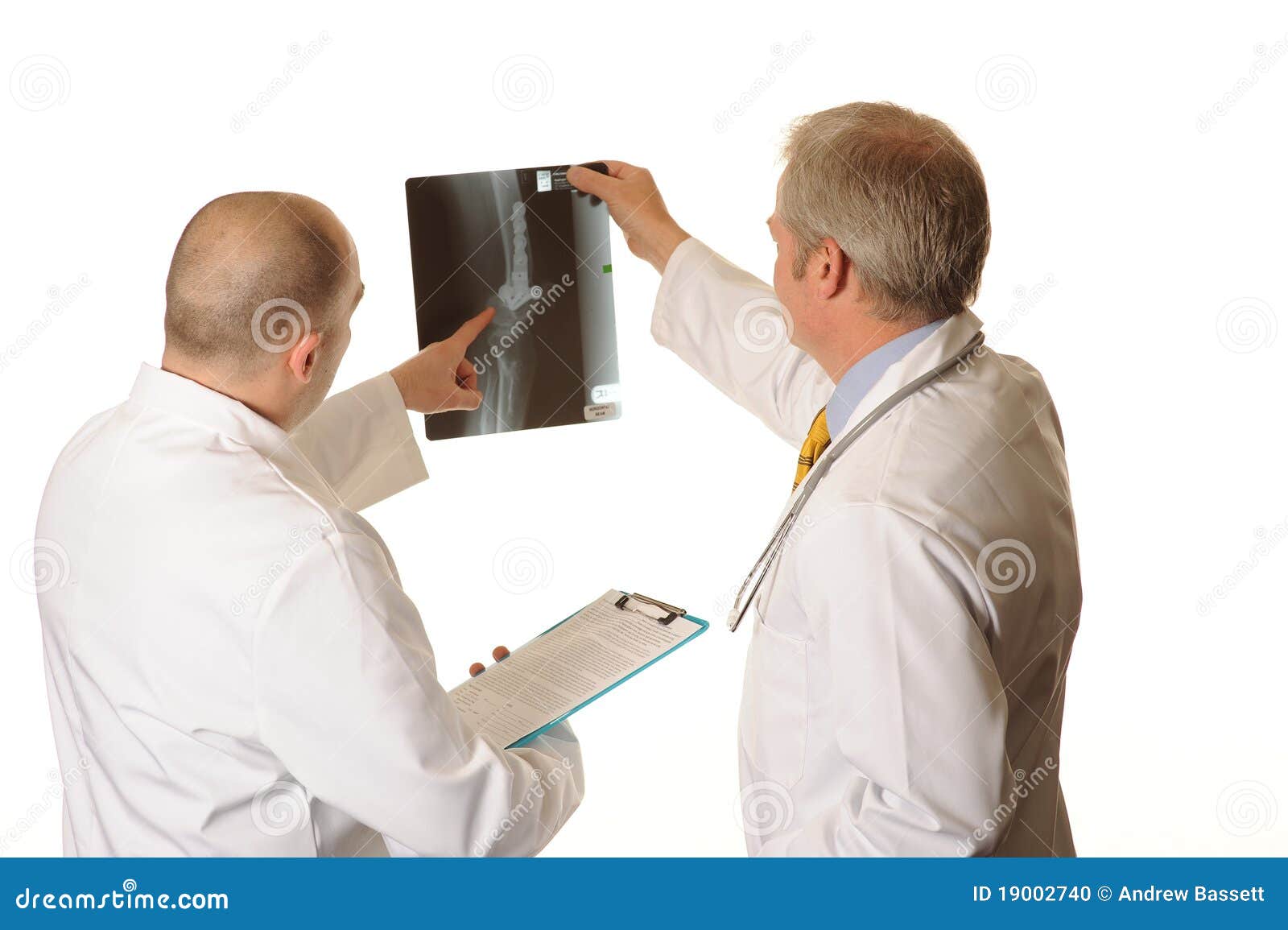 Doctors looking at an xray stock photo. Image of medical - 19002740