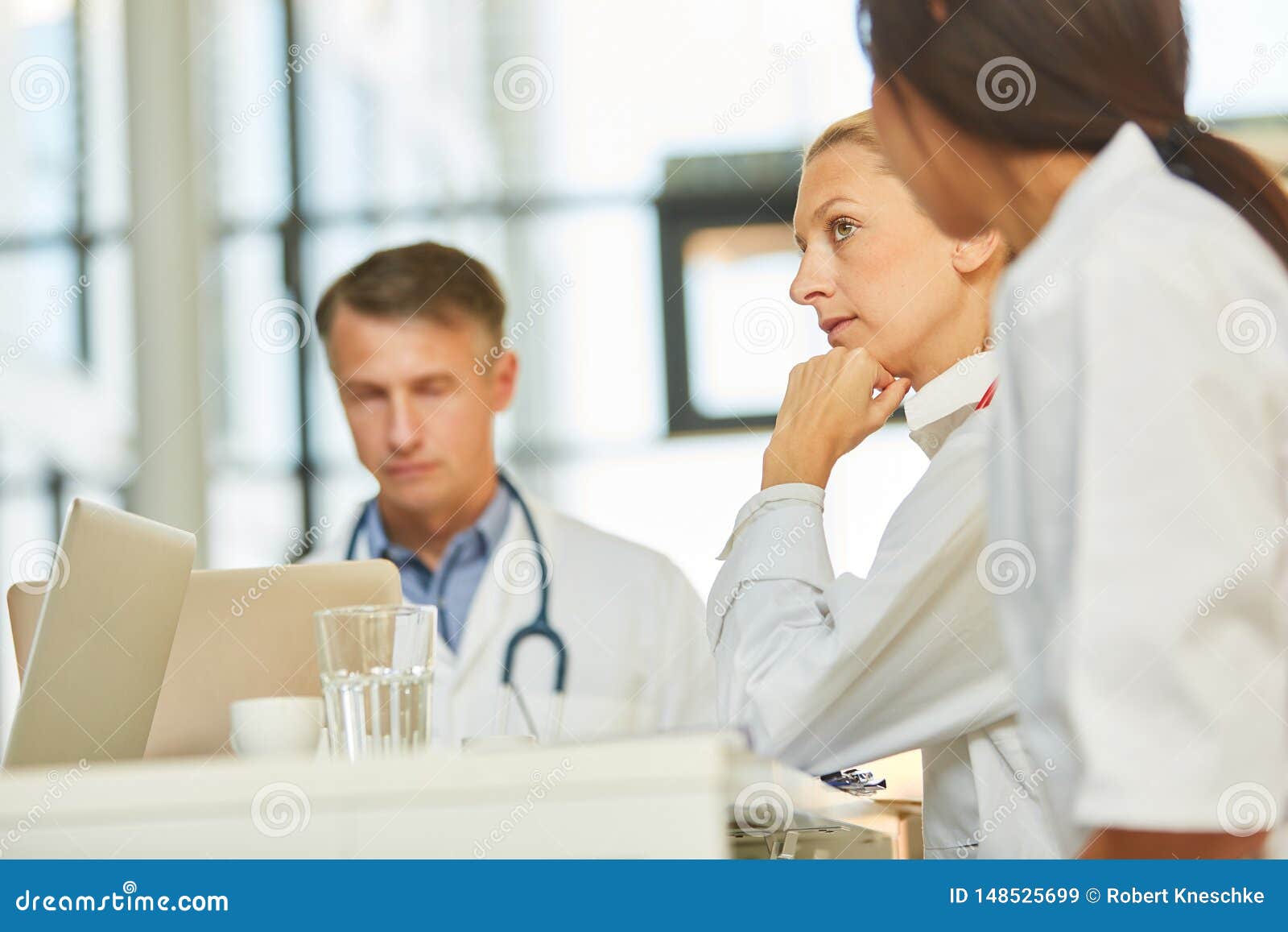 Doctors in a Meeting or Seminar Stock Image - Image of apprenticeship ...