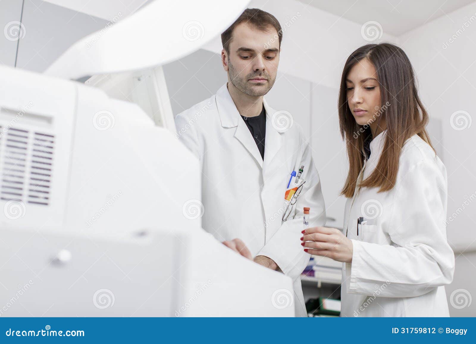 Doctors in the Modern Medical Laboratory Stock Photo - Image of ...