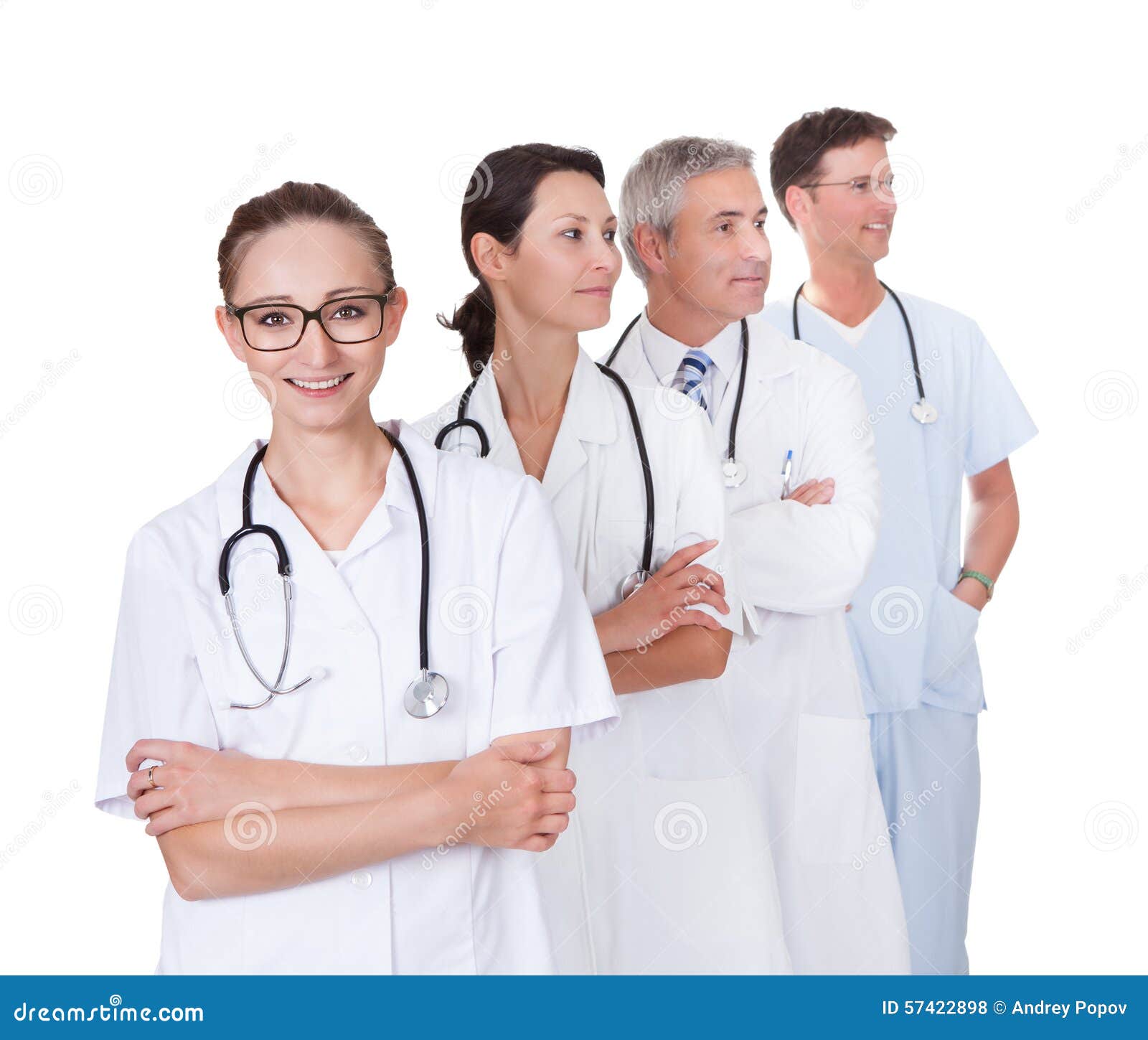 Doctors and nurses stock photo. Image of health, isolated - 57422898