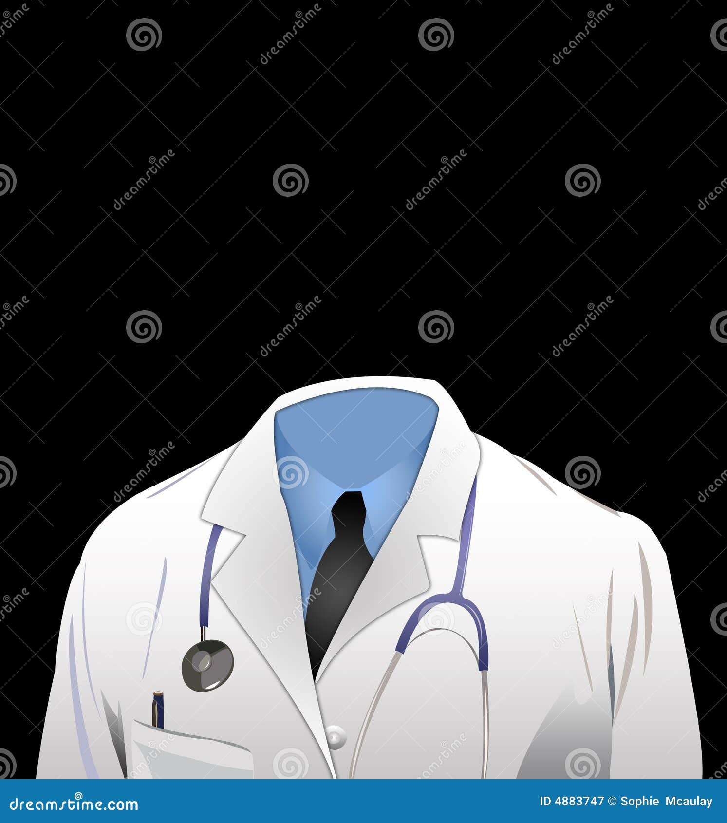 Doctors outfit stock illustration. Illustration of examination - 4883747