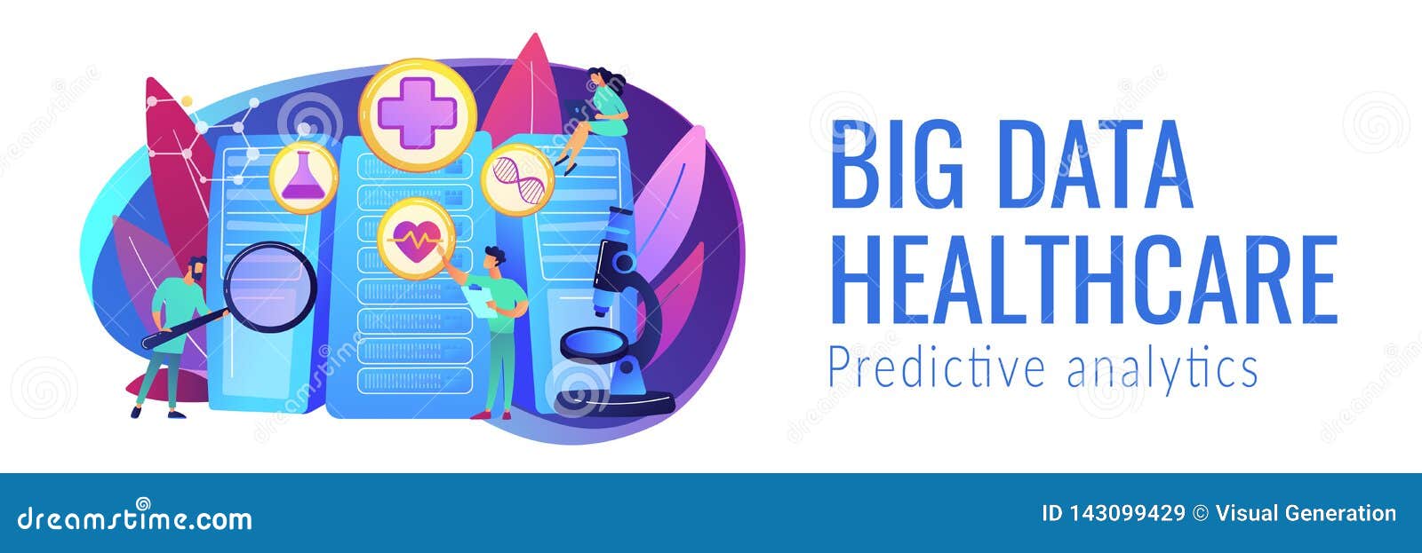Big Data In Healthcare Abstract Concept Vector Illustration ... Big Data In Healthcare Abstract Concept Vector Illustration ...