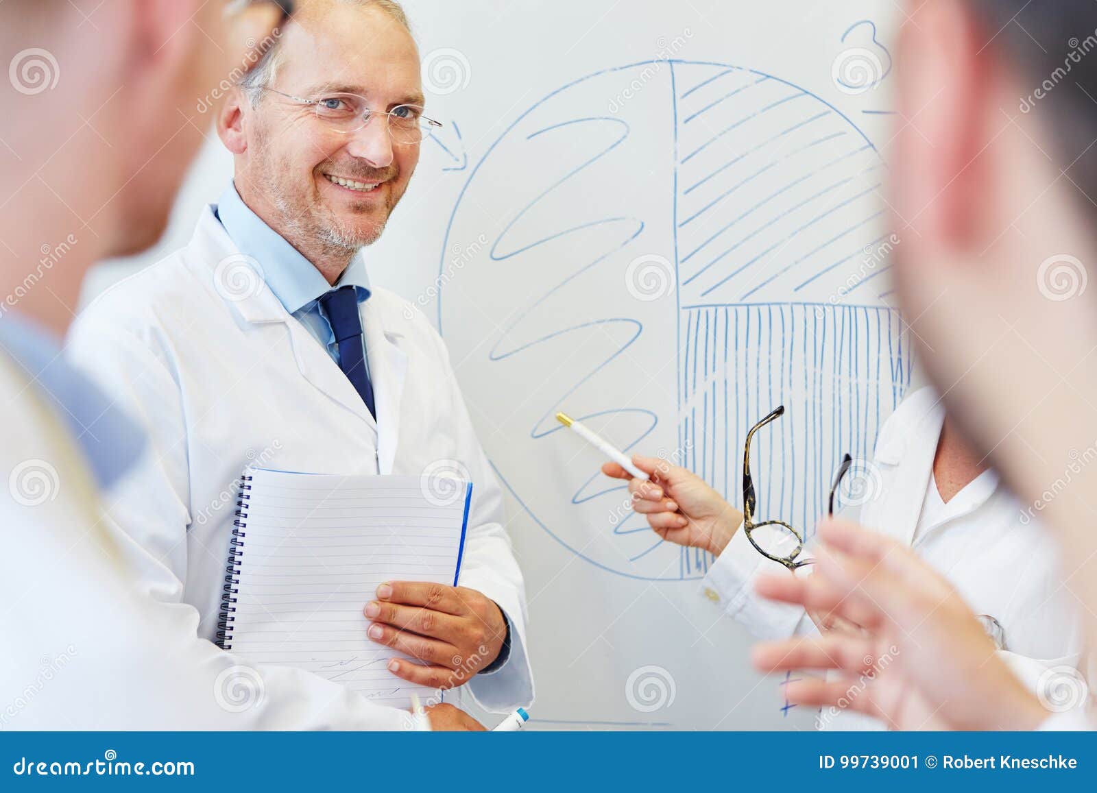 Doctors Presentation about Medicine Stock Image - Image of employee ...