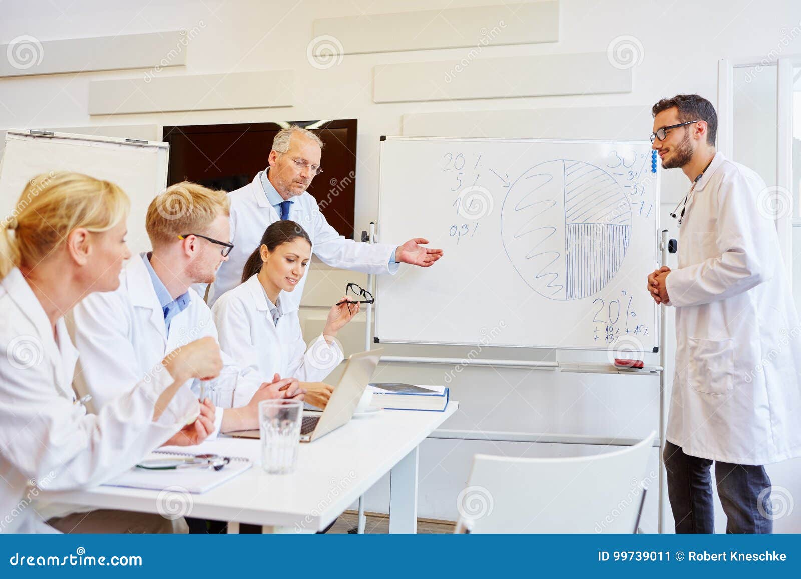 Doctors Presenting during Training Seminar Stock Image - Image of ...
