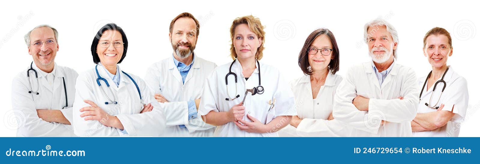 Doctors in Senior Positions As a Practice or Clinic Concept Stock Photo ...