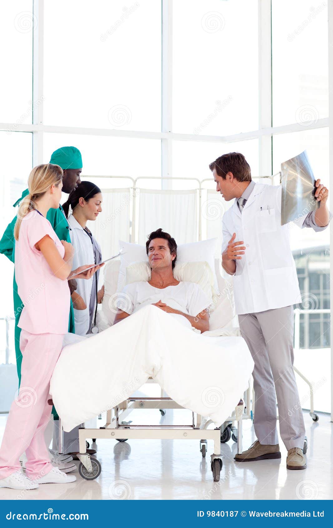 Doctors Speaking To a Patient Stock Image - Image of beautiful ...